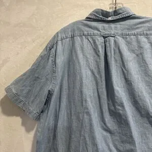 Ralph Lauren | Shirts | Ralph Lauren Blue Chambray Denim Mens Xxl Usa ...